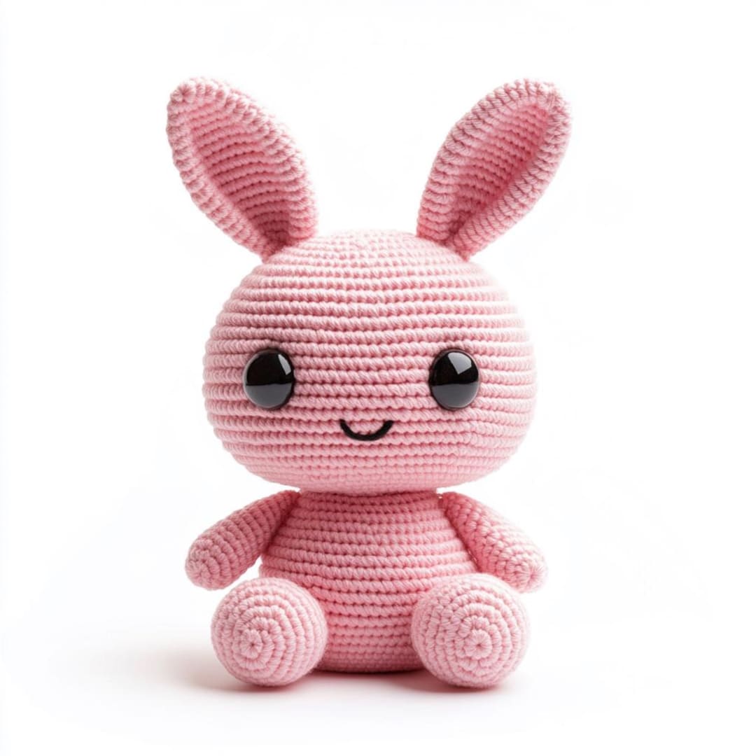 Crochet Pattern Cute Kawaii Pink Bunny Amigurumi Tutorial PDF in ...