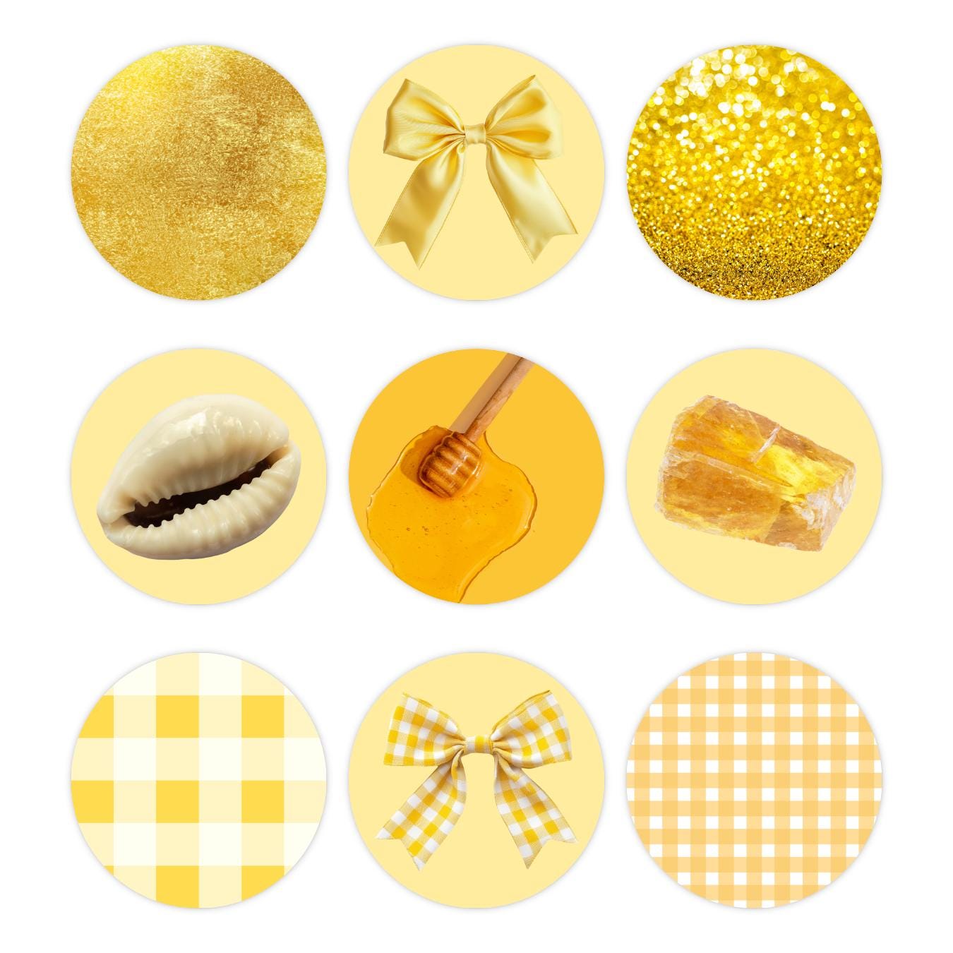 60 Yellow Aesthetic Instagram Highlight Covers, Cute IG Story Icons ...