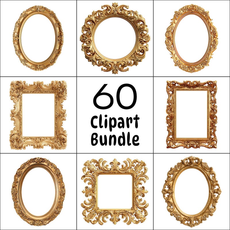 Ornate Gold Frame Mirrors - Etsy