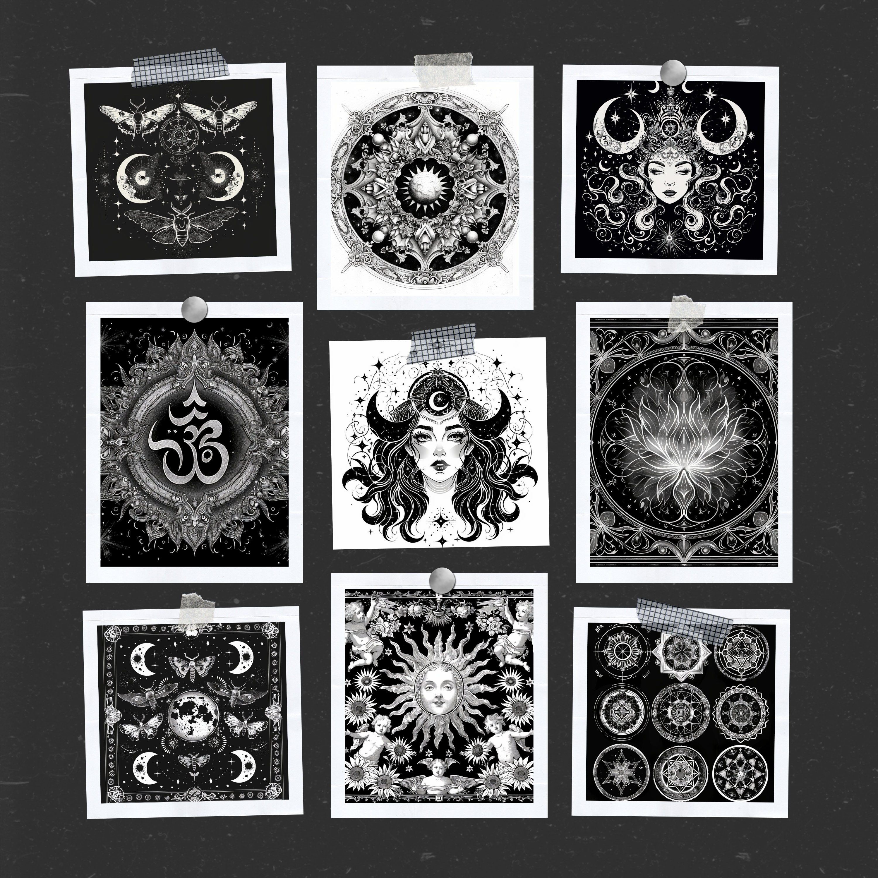 Midjourney Prompts for Esoteric Illustrations, Fantasy Celestial Image ...