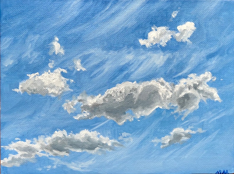Pair of Cloud Studies - Etsy