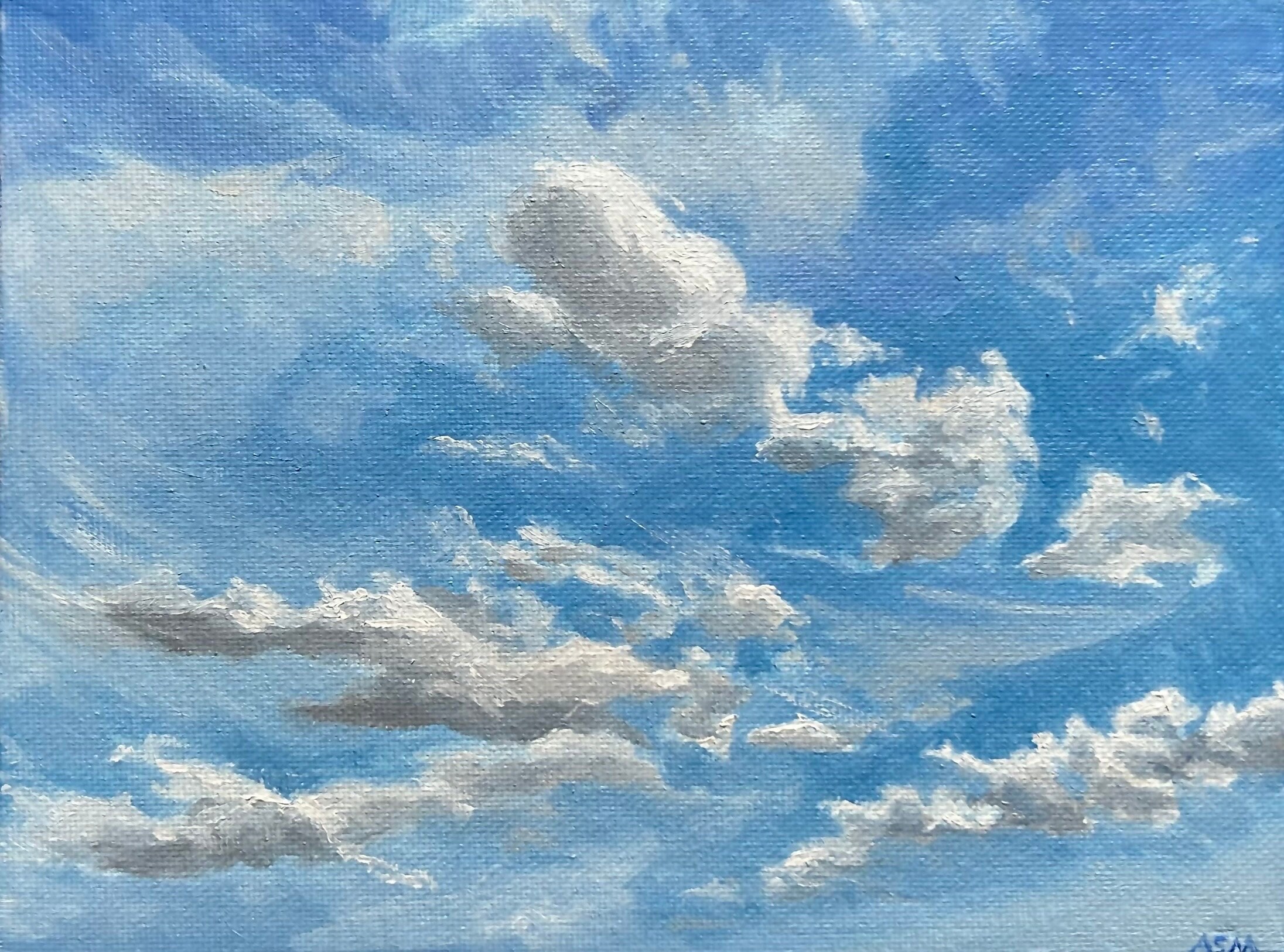 Pair of Cloud Studies - Etsy