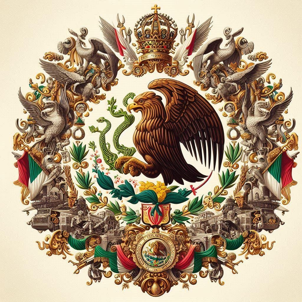 AGUILA REAL MEXICO - Etsy