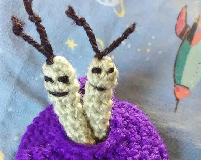 Alien Worms With Spaceship - Etsy