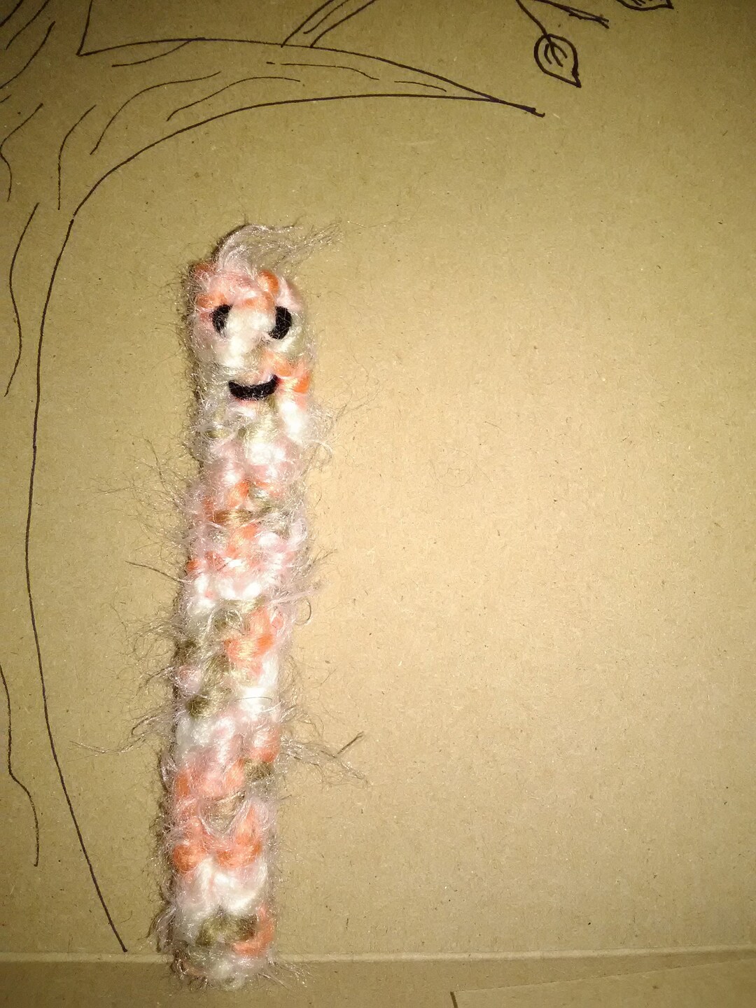 Fuzzy Wuzzy Worm - Etsy