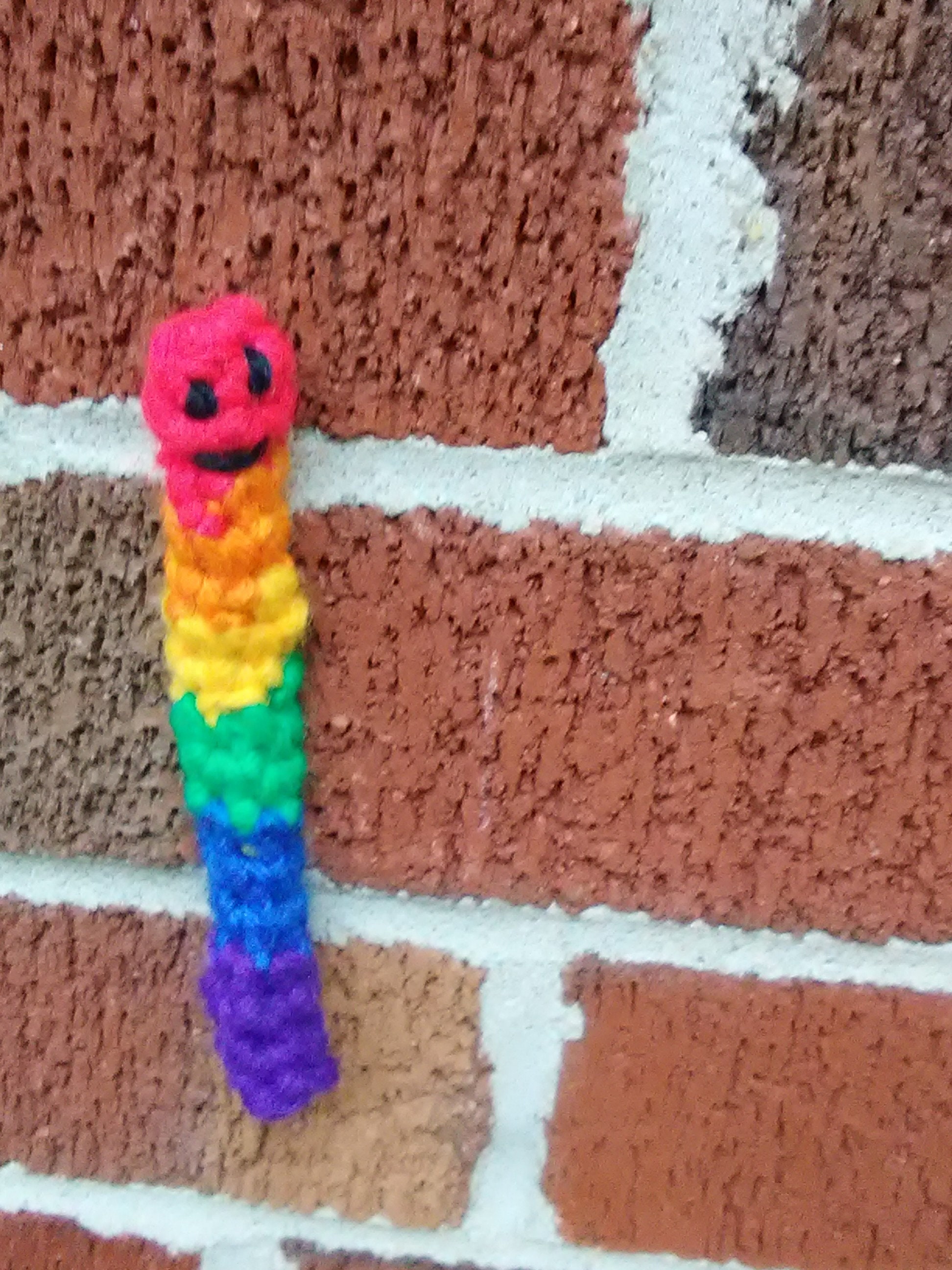 Rainbow Worm - Etsy