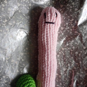 Knit Worm, Squishy Worm, Cuddly Worm Pal - Etsy