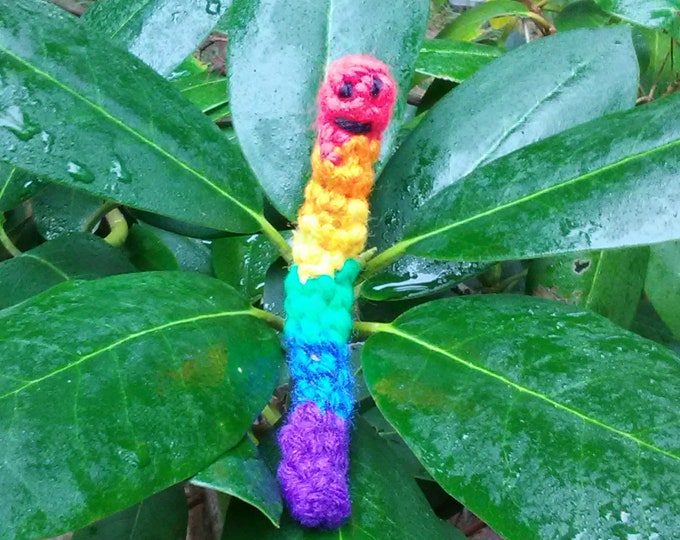 Rainbow Worm - Etsy