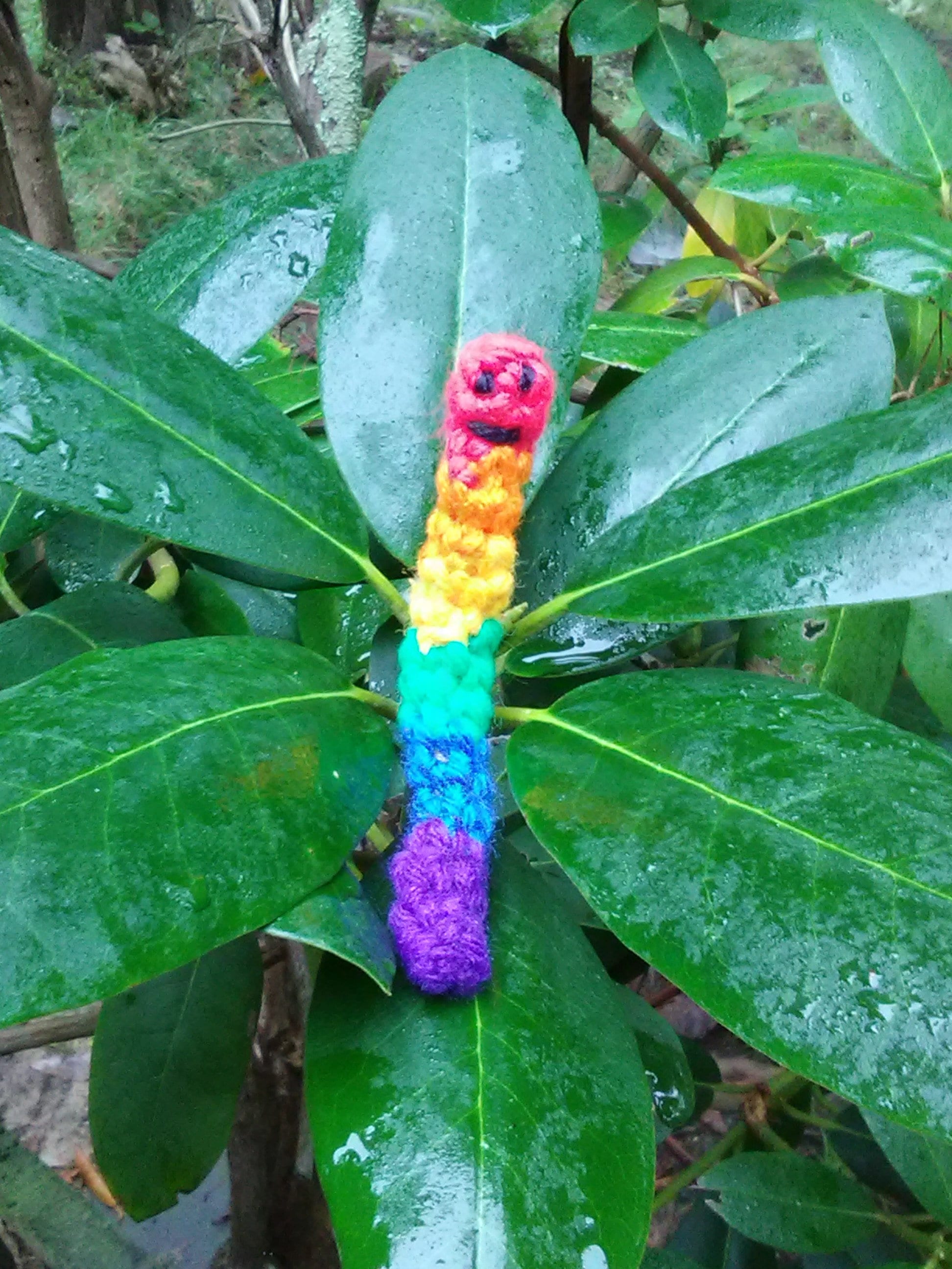 Rainbow Worm - Etsy