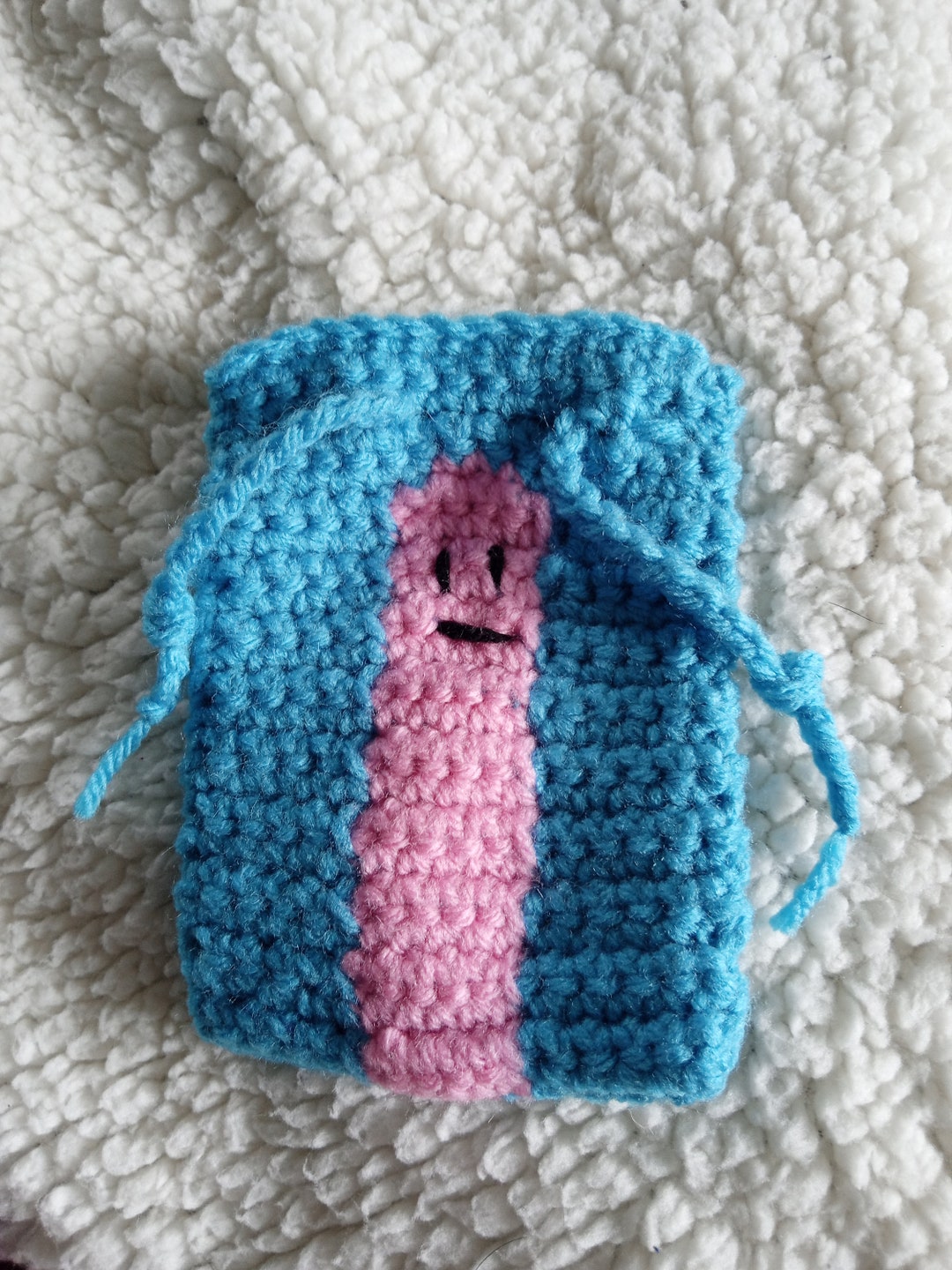 Worm Bag, Worm Purse, Worm Carrier, Drawstring Bag - Etsy
