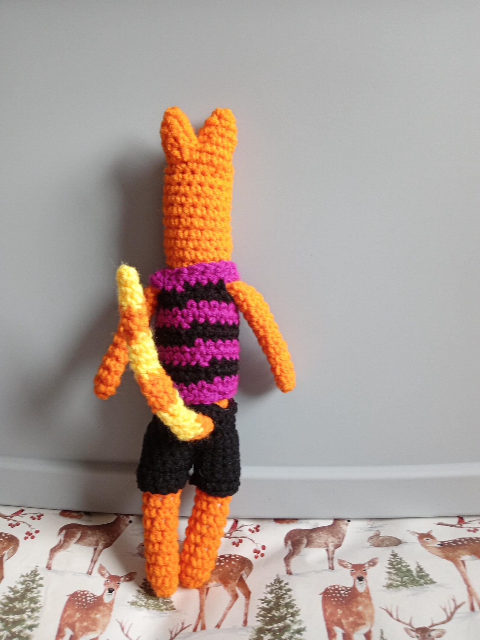 Vinnie the Cat Doll, Crochet Cat With Colorful Tail - Etsy