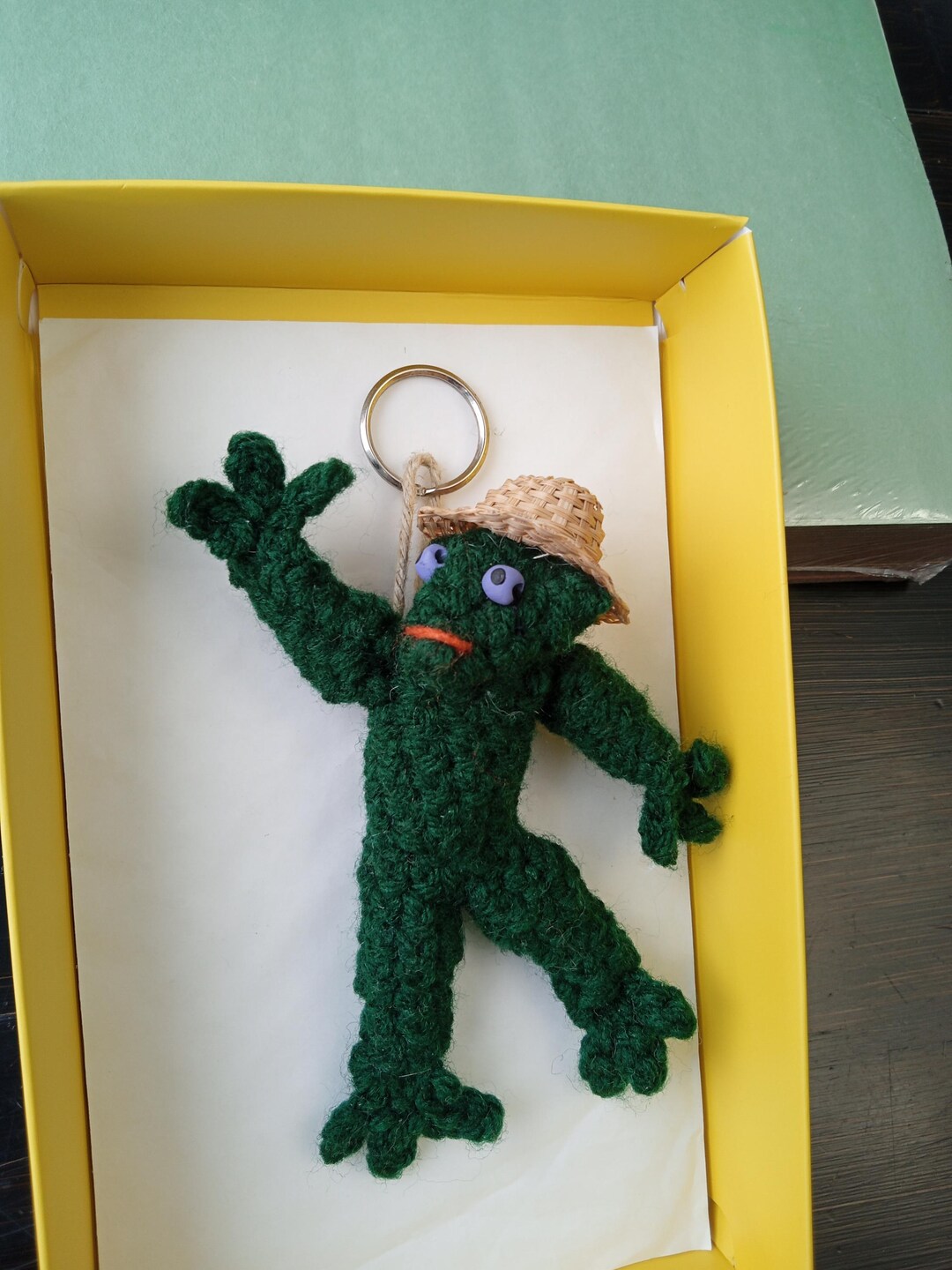 Coqui Frog Keychain, Puerto Rican Frog - Etsy