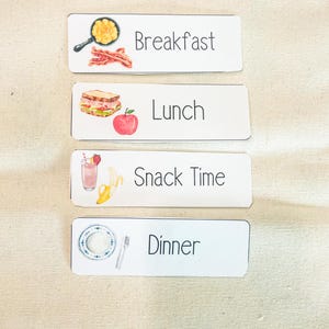 Daily Routine Cards, Homeschool Routine, Daily Schedule for Child - Etsy