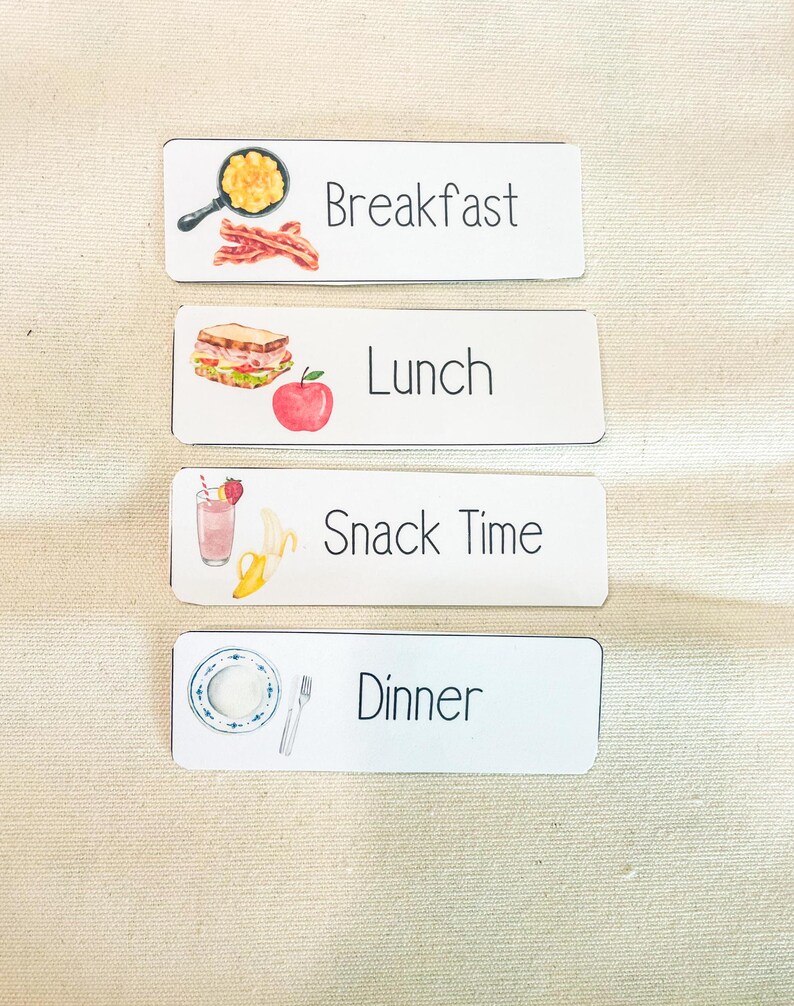 Daily Routine Cards, Homeschool Routine, Daily Schedule for Child - Etsy
