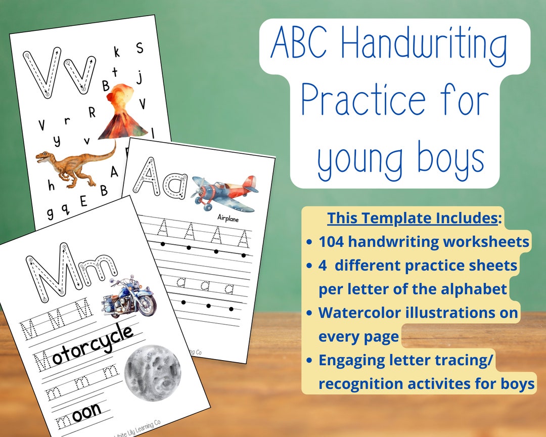 Handwriting Practice Pages, ABC Handwriting Practice, Handwriting for ...