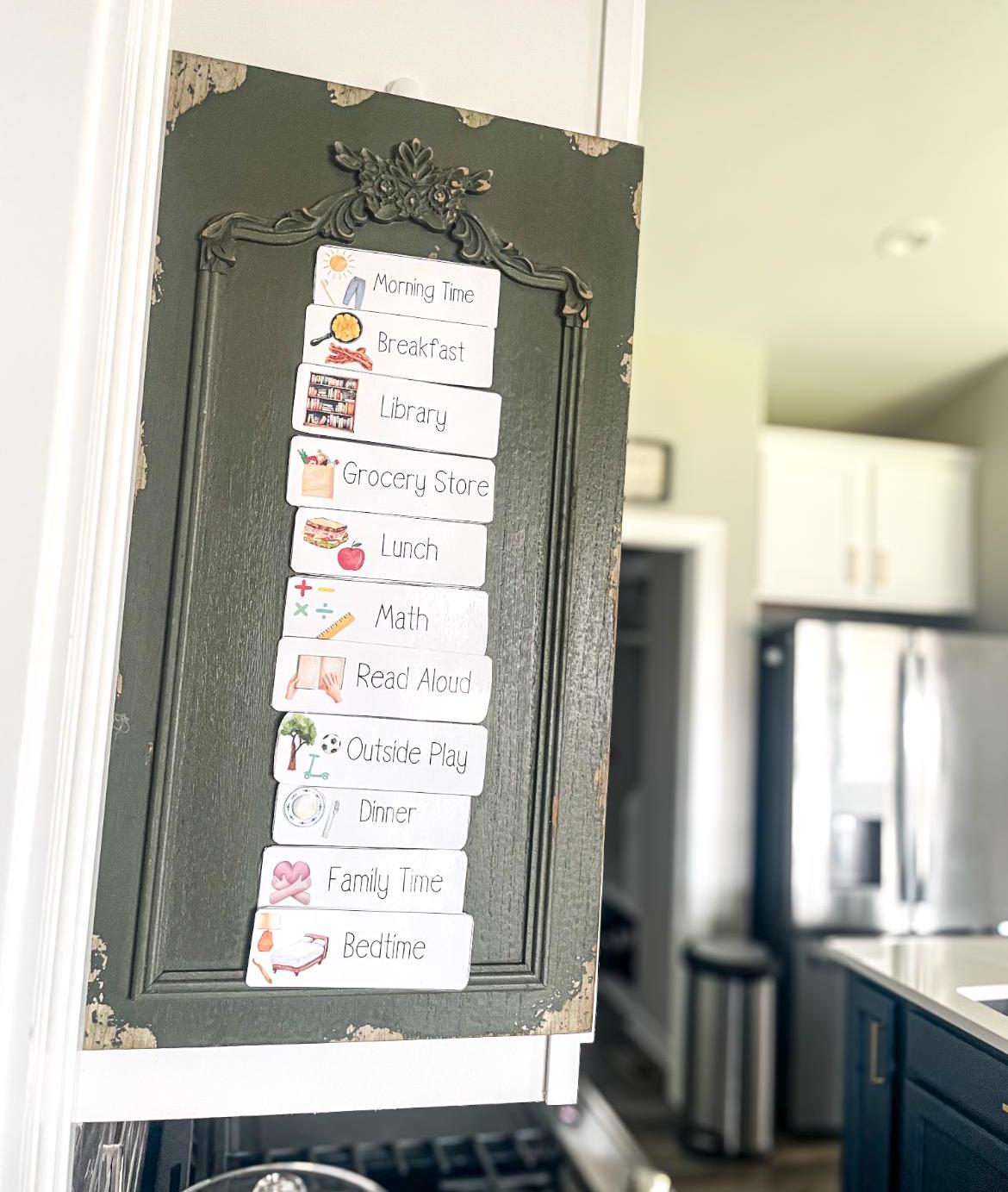 Daily Routine Cards, Homeschool Routine, Daily Schedule for Child - Etsy