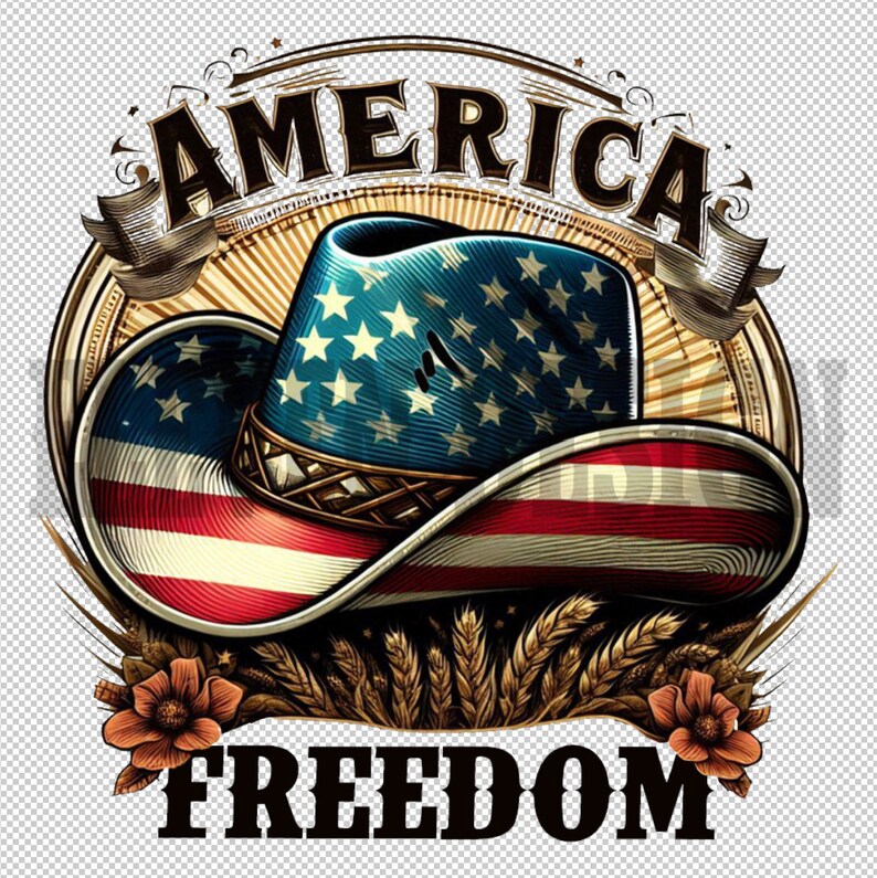 American Flag Hat Sublimation PNG: 4th of July Design (digital Download ...