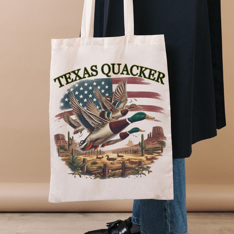 Texas Quacker Sublimation PNG - Flying Duck Hunting PNG - Quacker ...