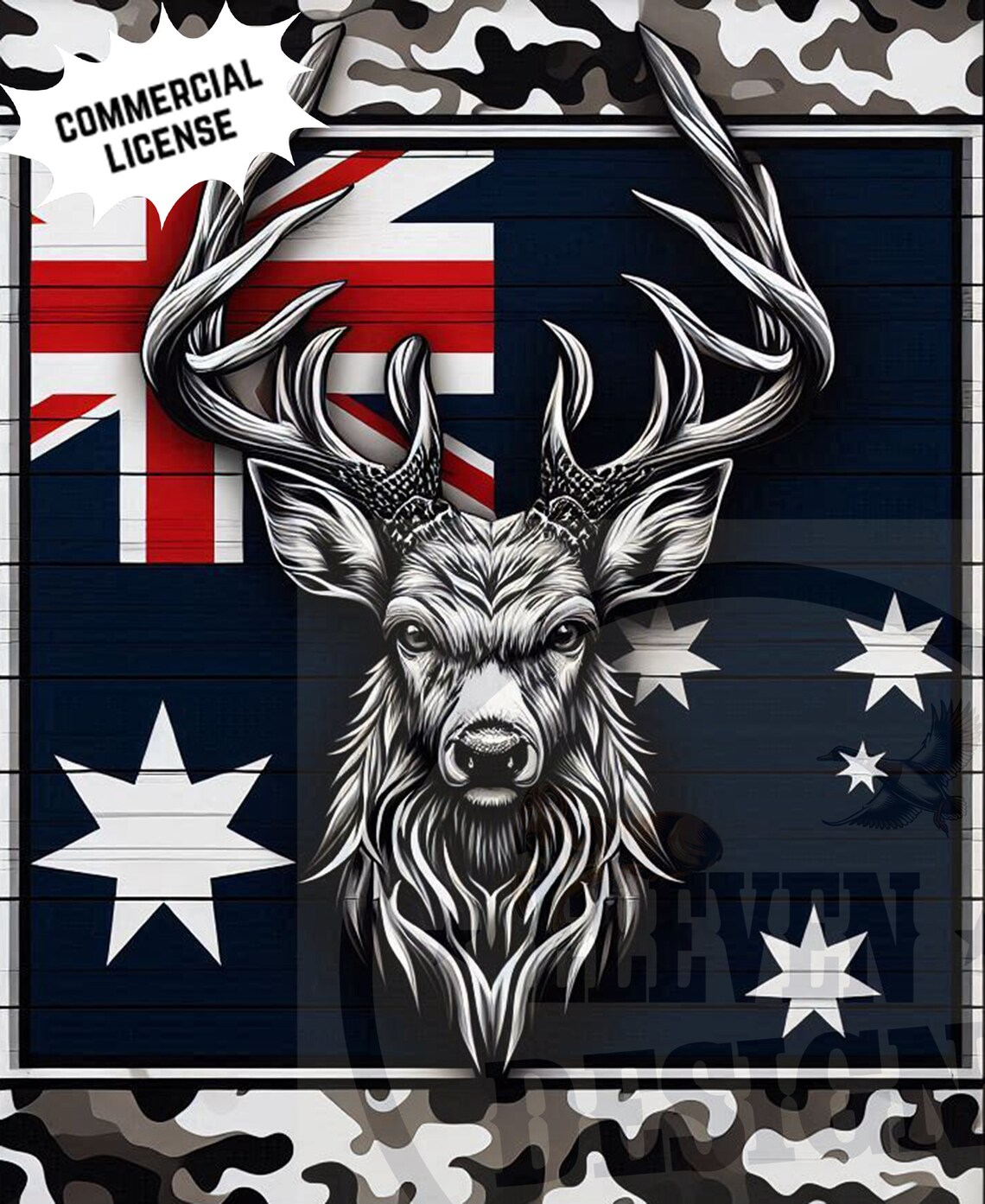 Deer Hunting Sublimation Design PNG Files Transparent Background ...