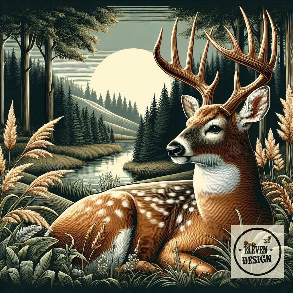 Hunting Deer Sublimation PNG Deer Hunt Sublimate Print Files Deer Design for T-shirt Elk Stag ...