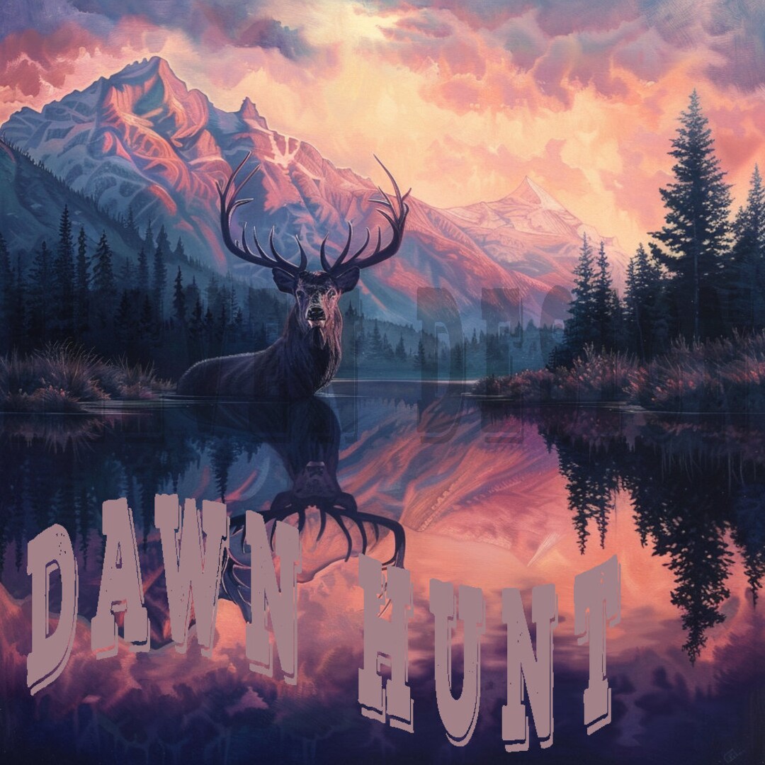 Dawn Hunt Deer Hunting Design Png Deerh Hunt Life Png Deer Hunt Season ...