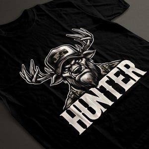 Hunter Deer Sublimation Design Transparent Background High Resolution ...