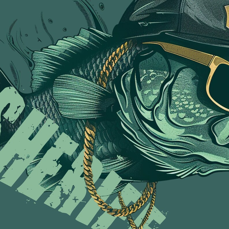 Sheriff Fishing Sublimation Design Png Fishing Sublimate Printable ...