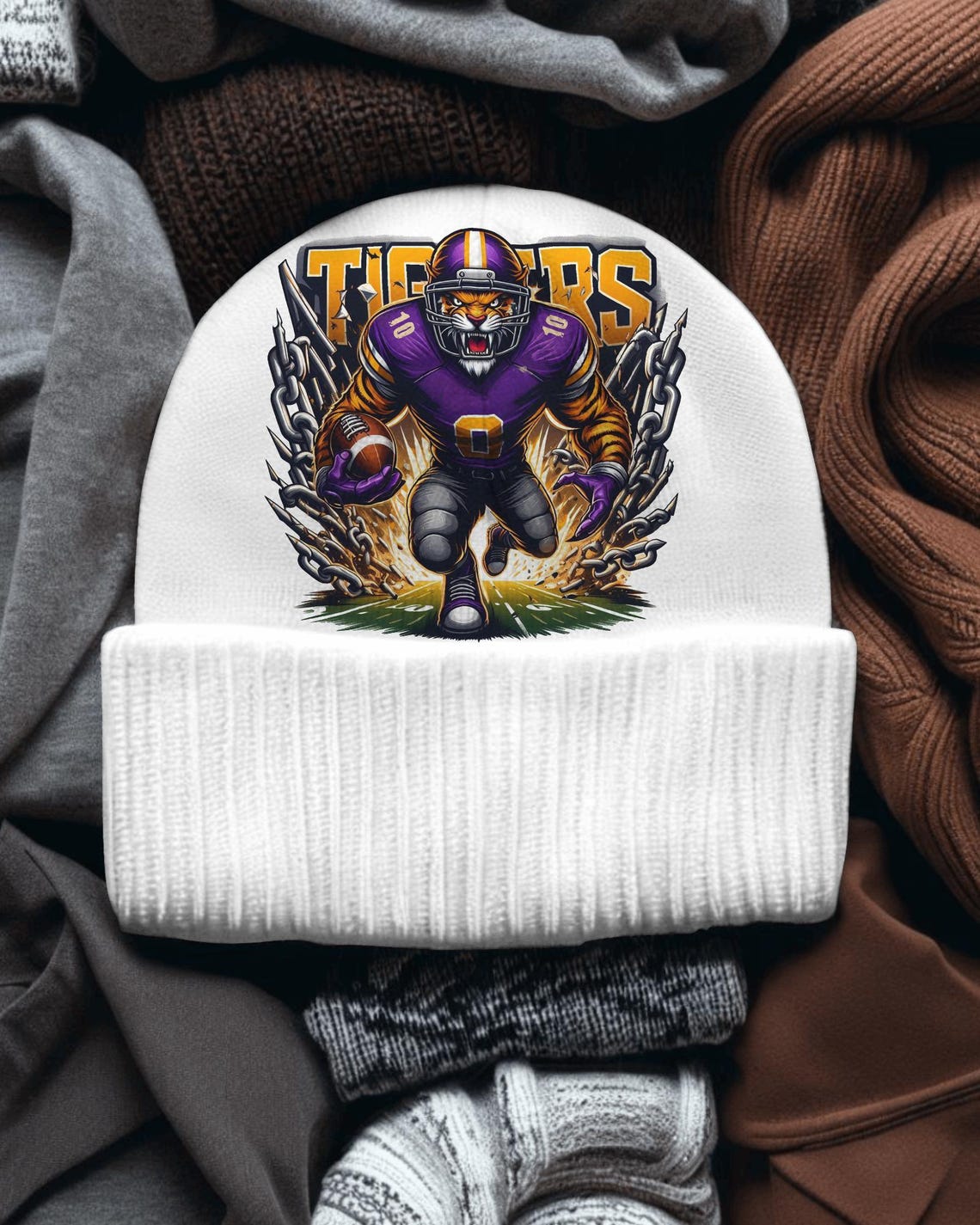 Tiger Football Player PNG: Sublimation Design (digital Download) - Etsy