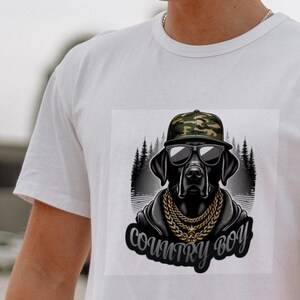 Country Boy Hunt Dog Sublimation Design Png Dog Hunting Design Dog With ...