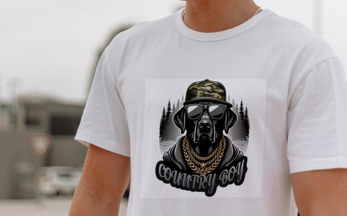 Country Boy Hunt Dog Sublimation Design Png Dog Hunting Design Dog With ...