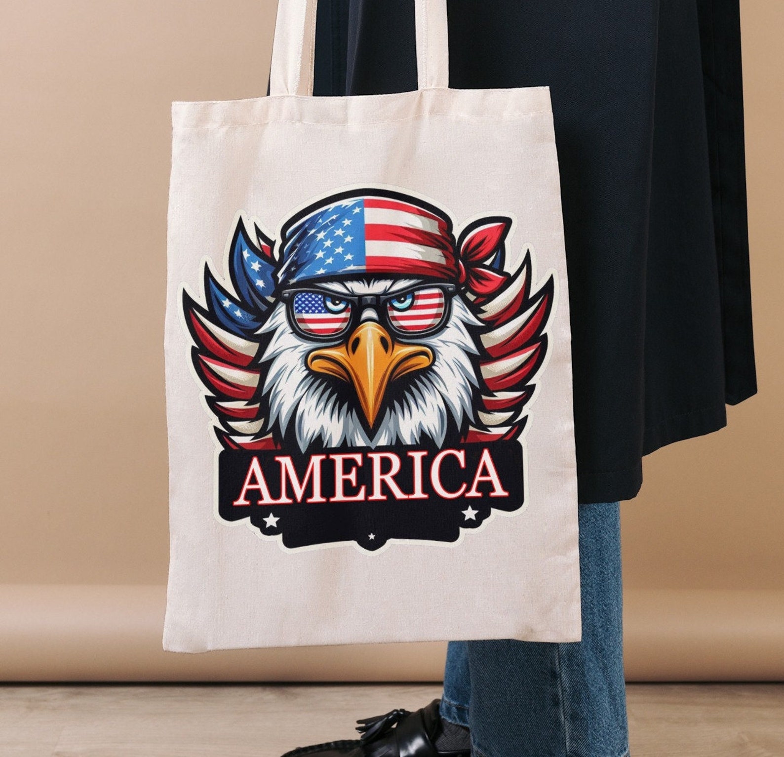 America Eagle 4th the of July Sublimation Transparent Background Print ...