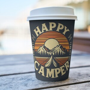 Happy Camper Clipart: Camping Design PNG (digital Download) - Etsy