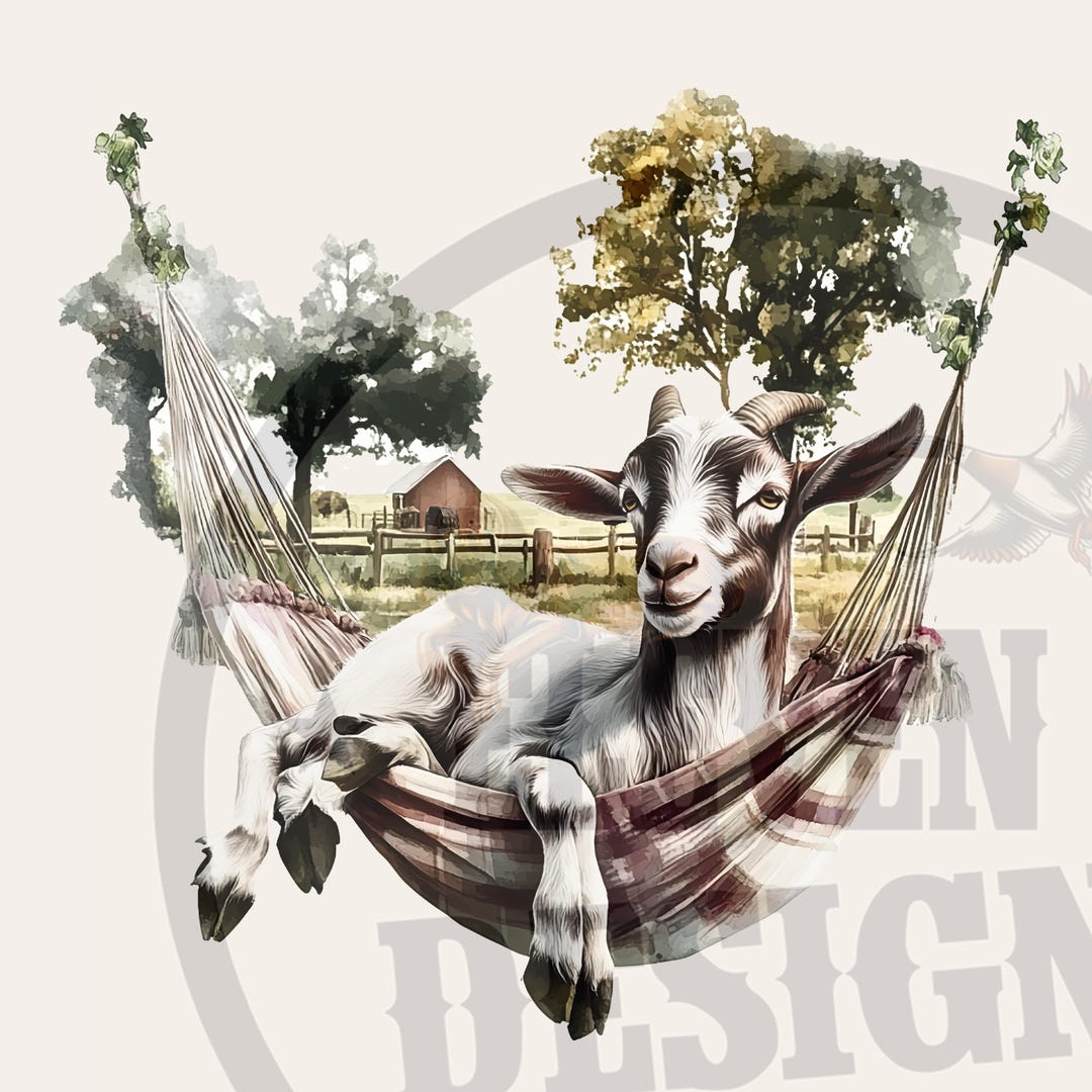 Goat Sublimation Design | Funny Goat Farmhouse Design | Dtf Dtg Print ...