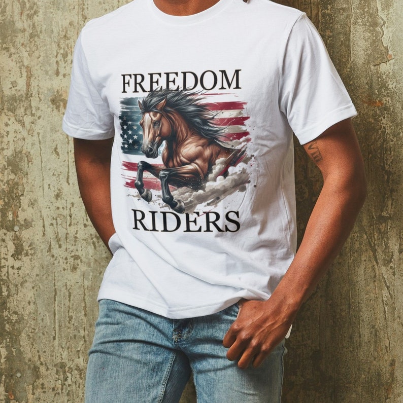 Freedom Riders Sublimation Horses Image PNG American Horses Sublimate ...