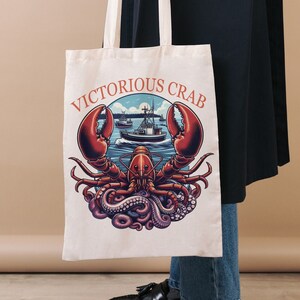 Victorious Crab Sublimation Image: Fisherman Design (digital Download ...