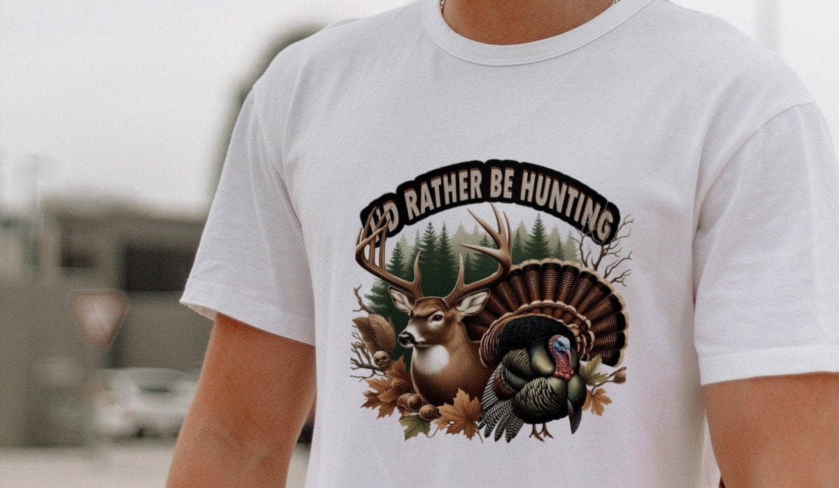Deer and Turkey Hunting Sublimation Design (PNG) - Etsy