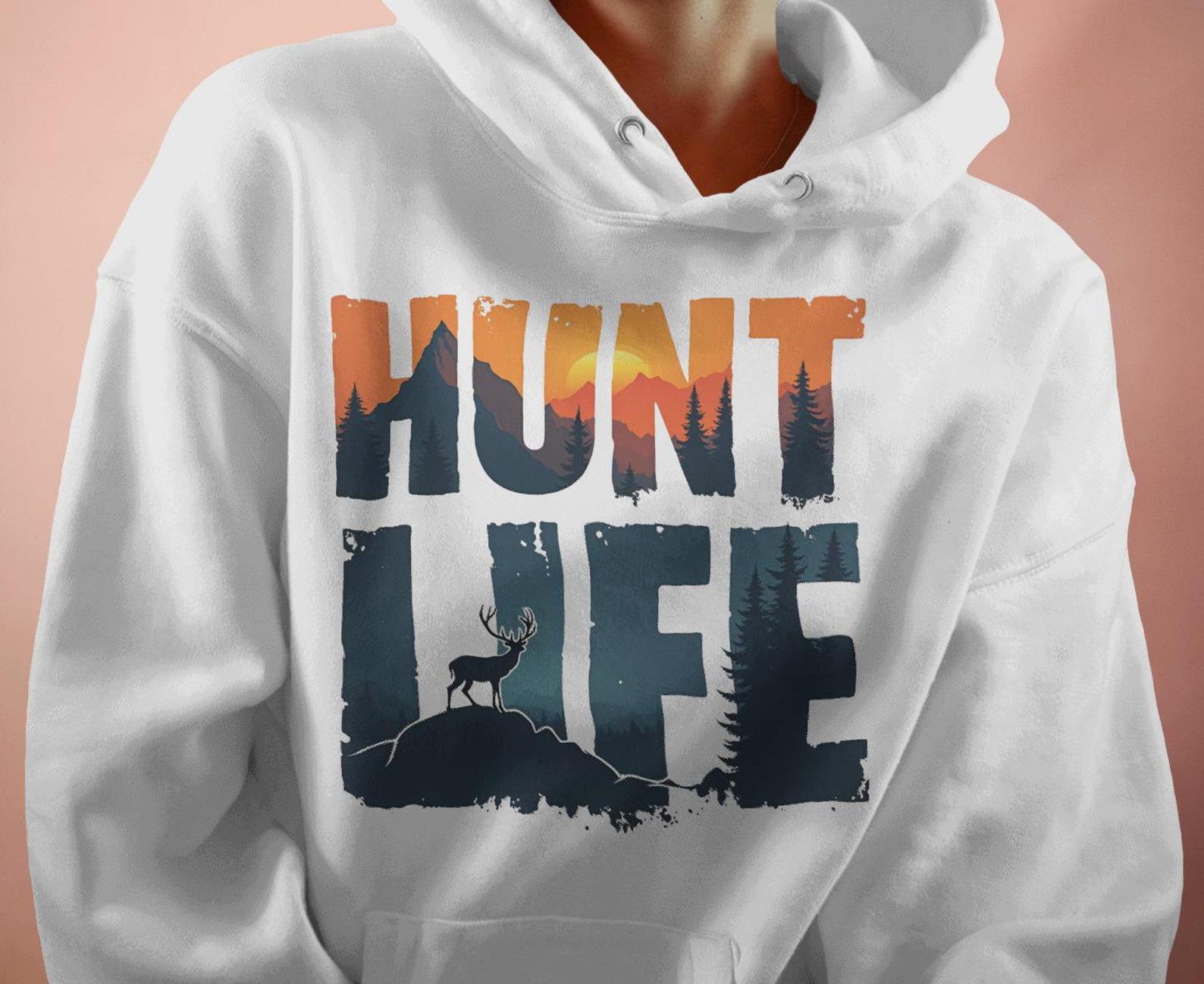 Hunt Life Deer Sublimation Design: PNG Print File (digital Download) - Etsy