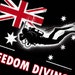 Freedom Diving Sublimation Design Png Files Transparent Background ...