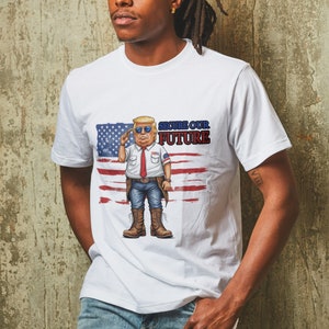 Secure Our Future Trump Sublimation Design Trump Cartoon PNG ...