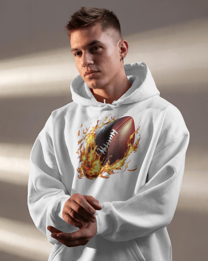 Football on Fire PNG: Sublimation Design (digital Download) - Etsy