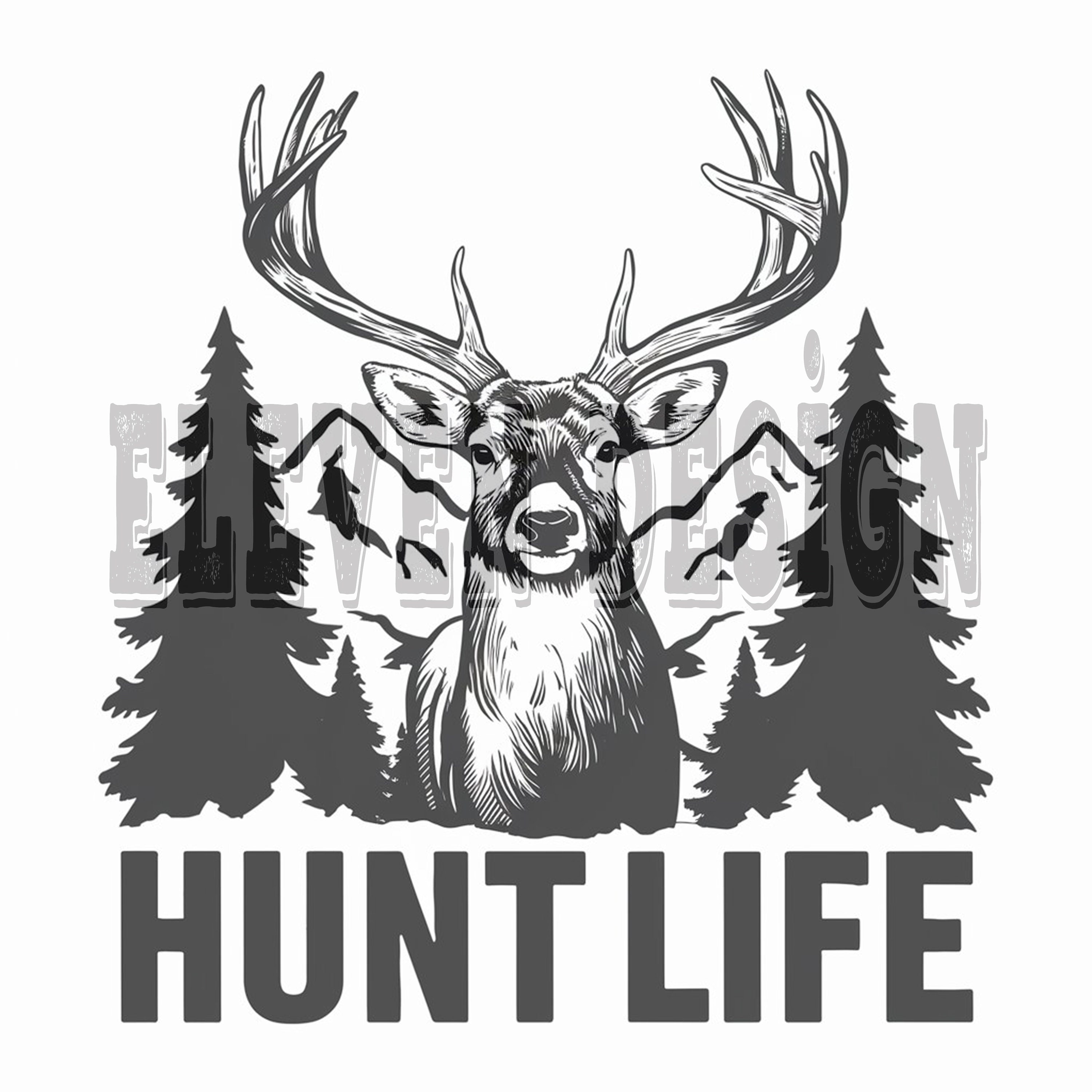 Hunt Life Png Deer Hunting Png | Deer Hunting Sublimation | Deer ...
