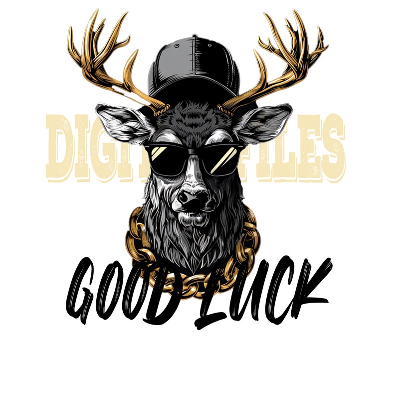 Good Luck Deer Hunting Shirt Design Transparent Background Download ...