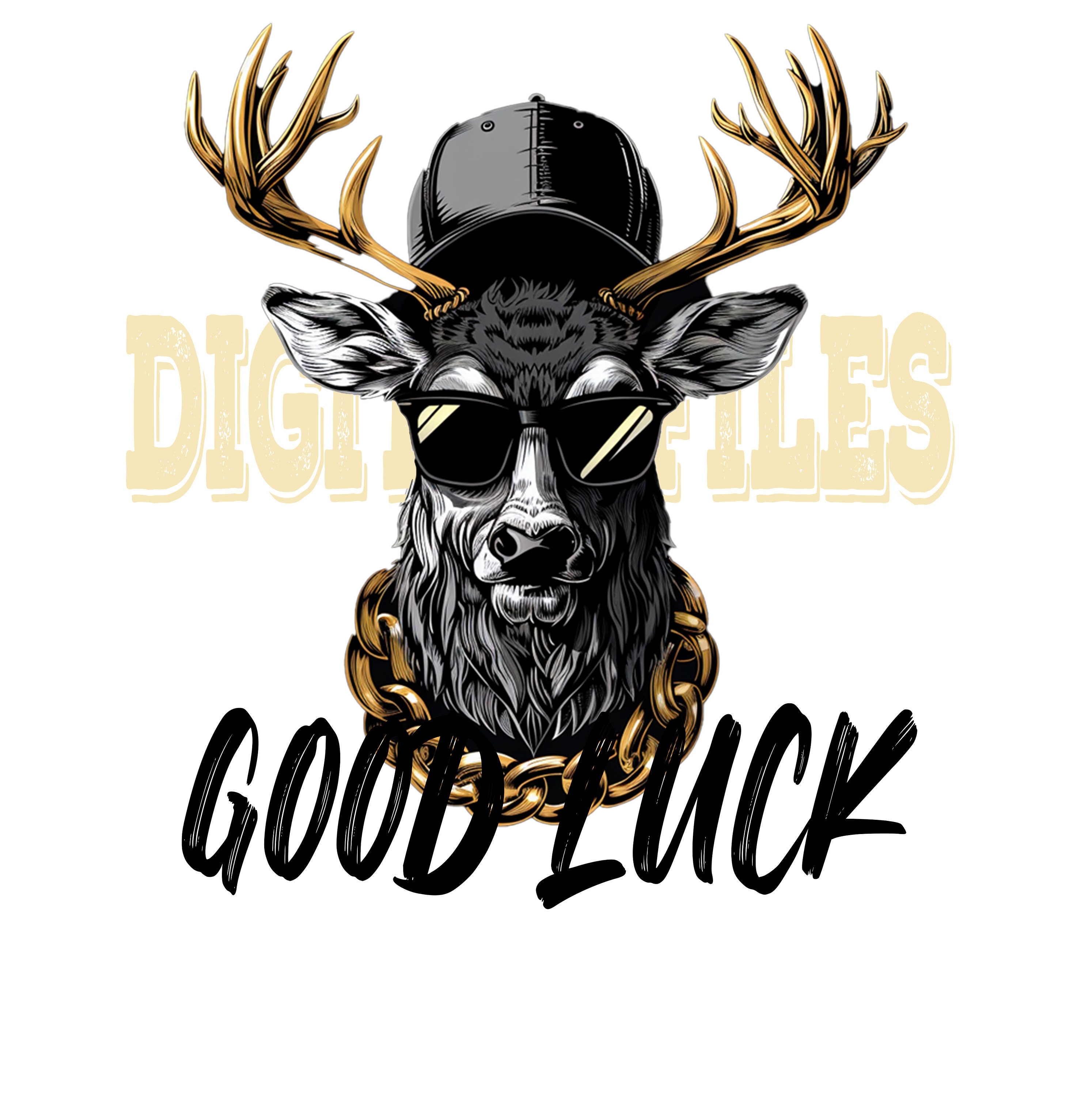 Good Luck Deer Hunting Shirt Design Transparent Background Download ...