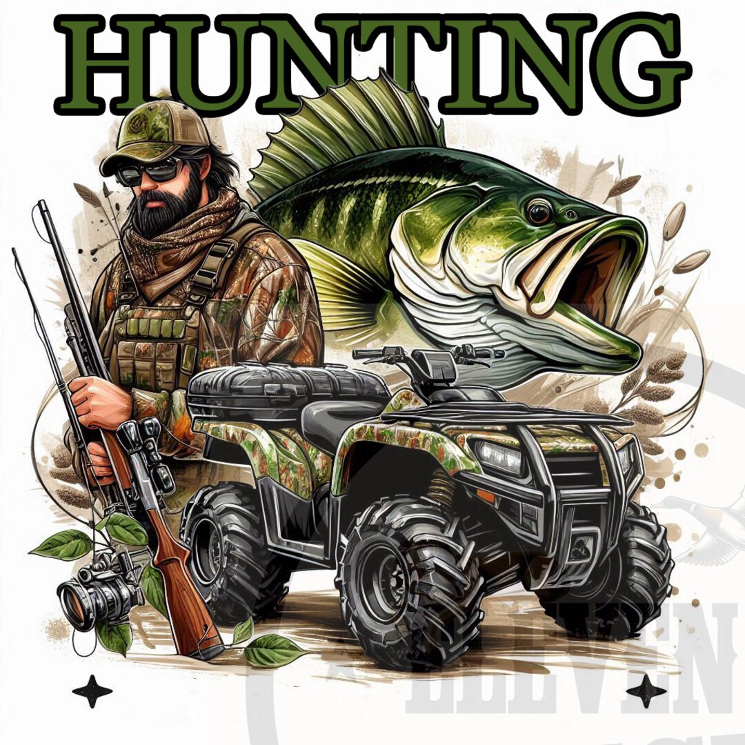 Hunting Fishing PNG: Hunt Life Sublimation Design (digital Download) - Etsy