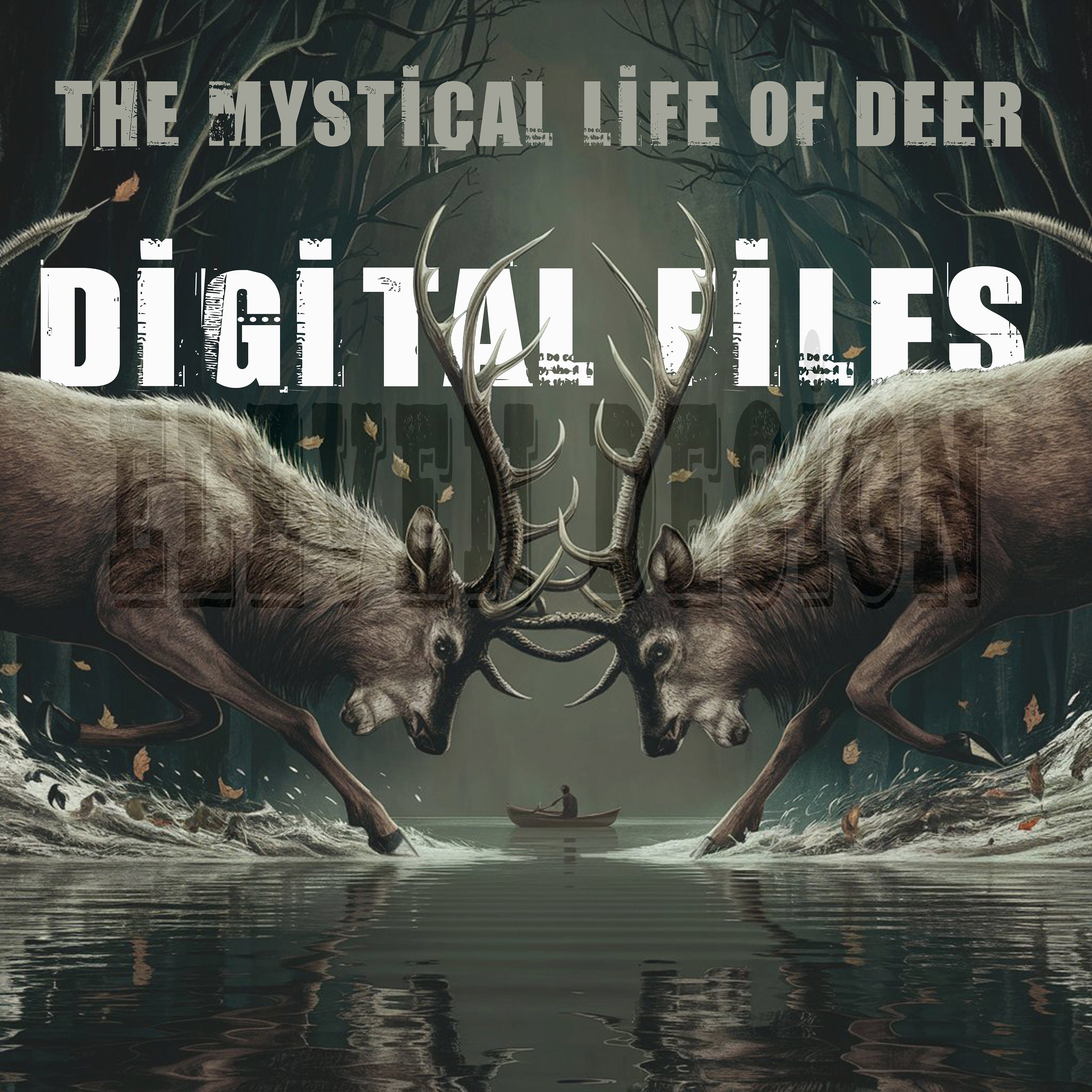 The Mystical Life of Deer Png White Tail Deer Sublimaiton Design Deer ...