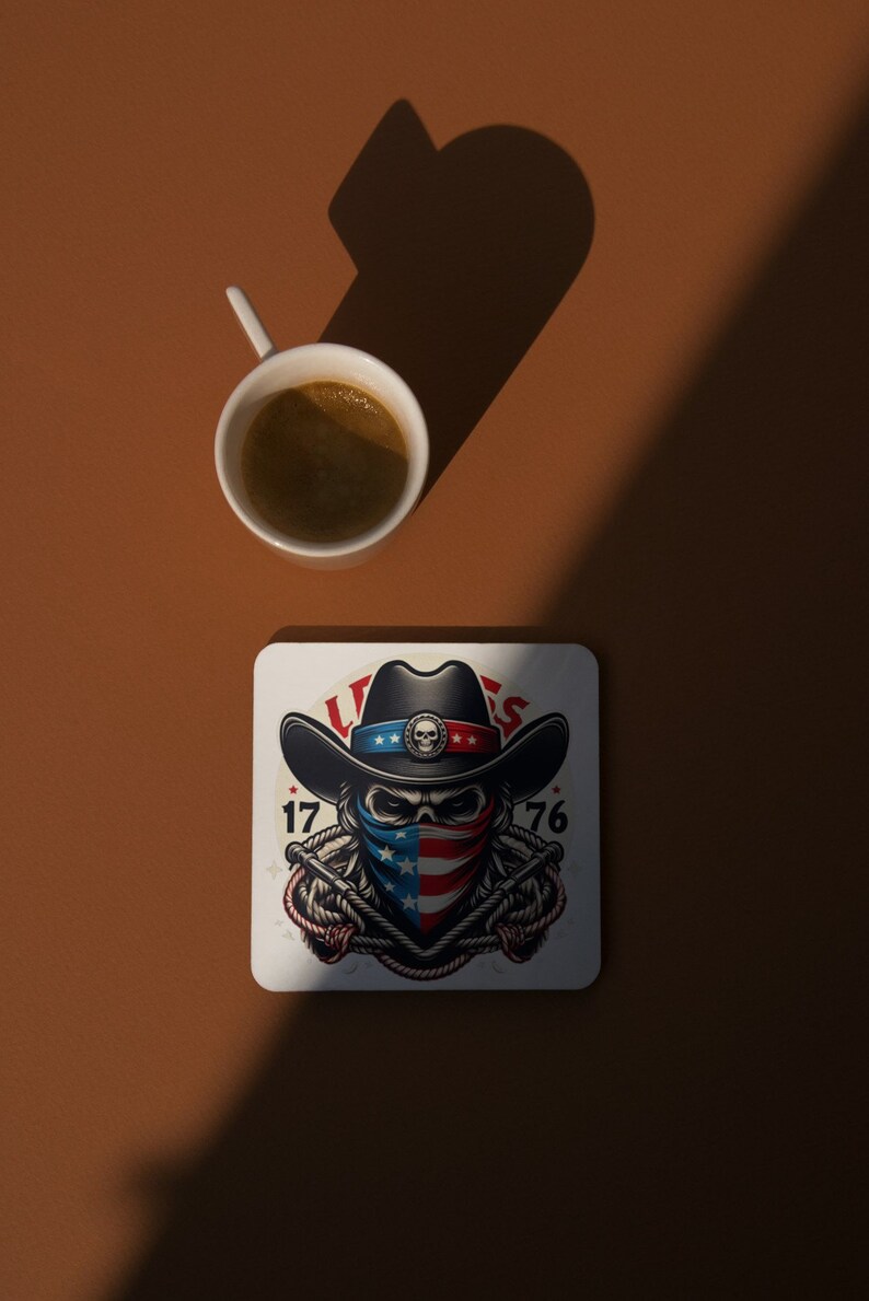American Flag Cowboy Skull PNG: Patriotic 1776 Design (digital Download ...