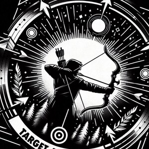 Archery Sublimation Design | Transparent Background | High-quality ...