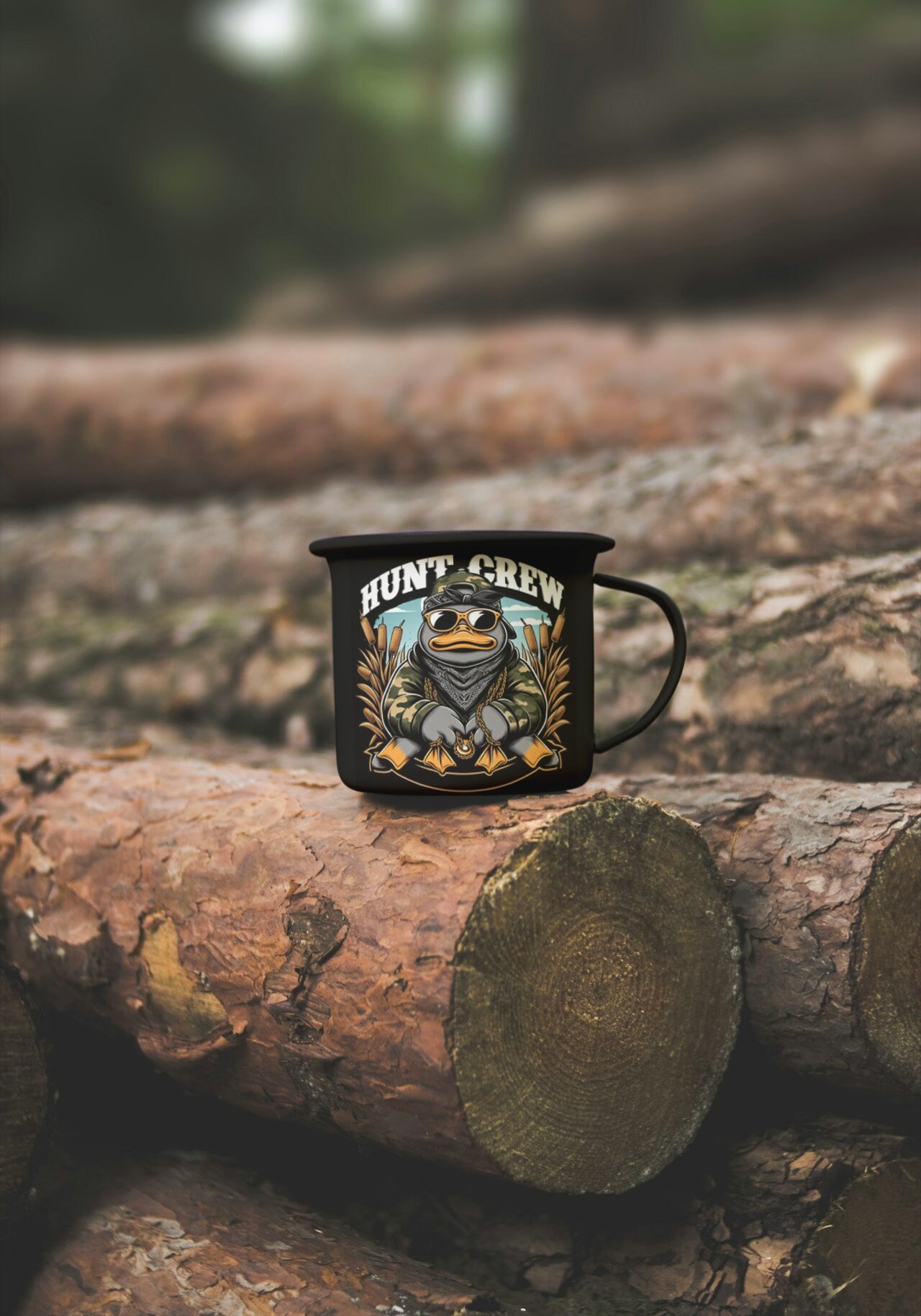 Hunt Crew Duck Sublimation Design Print Files Hunting Duck Shirt Design ...