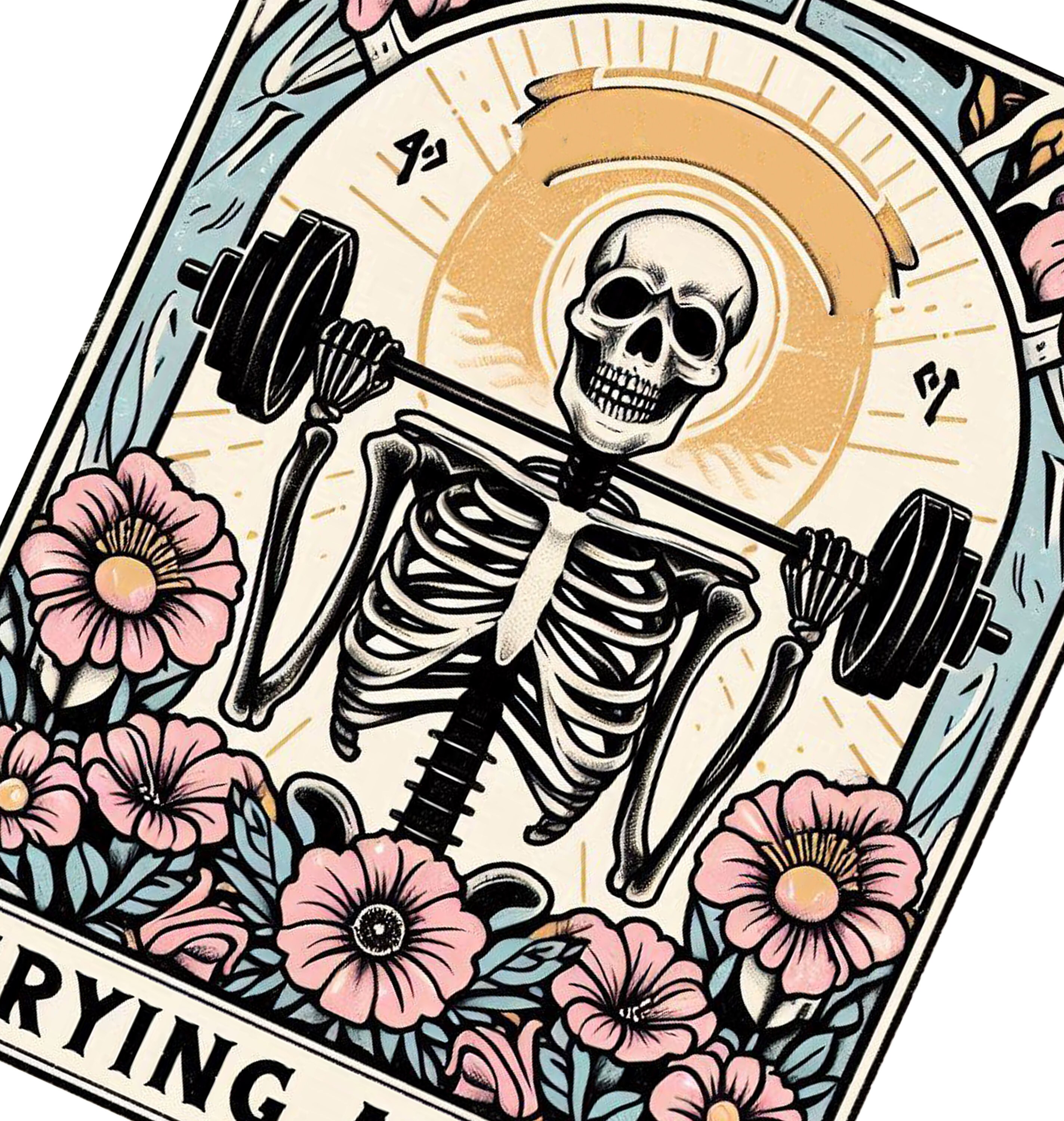 Skeleton Crying at Gym Design: DTF DTG Print File (digital Download) - Etsy