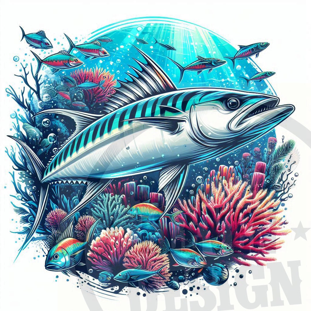 Blue Fishing Sublimate Png - Transparent Background - High-quality ...